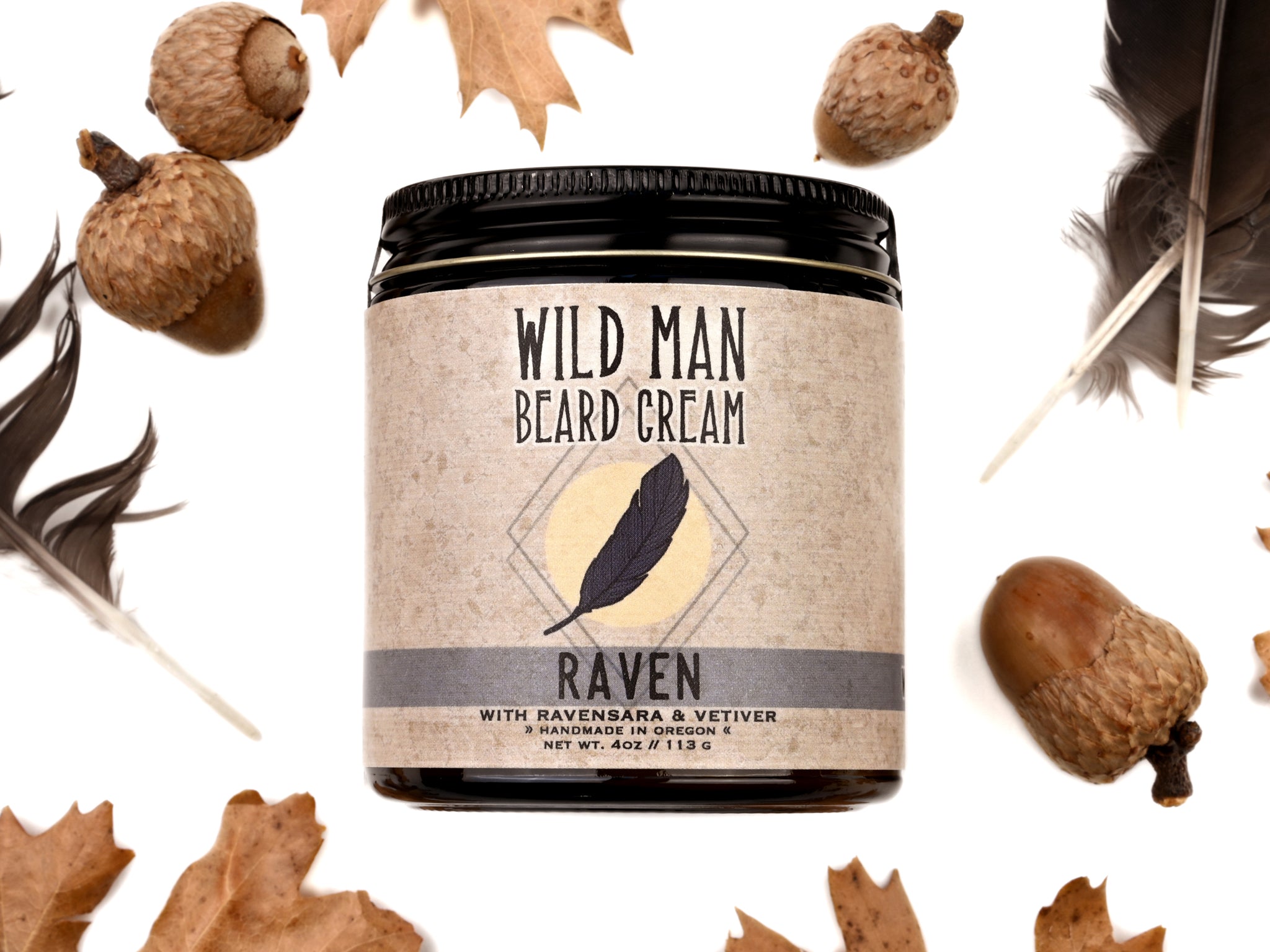 Beard Cream Balm - Wild Man - Raven– Wild Rose