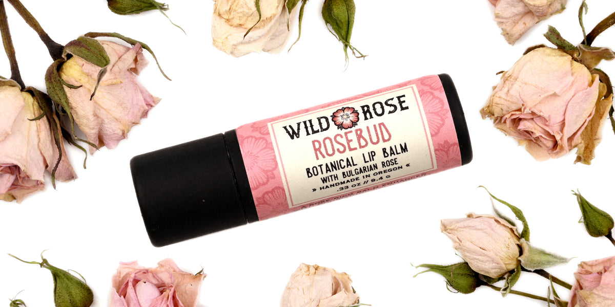 Natural Lip Balm - Rosebud– Wild Rose