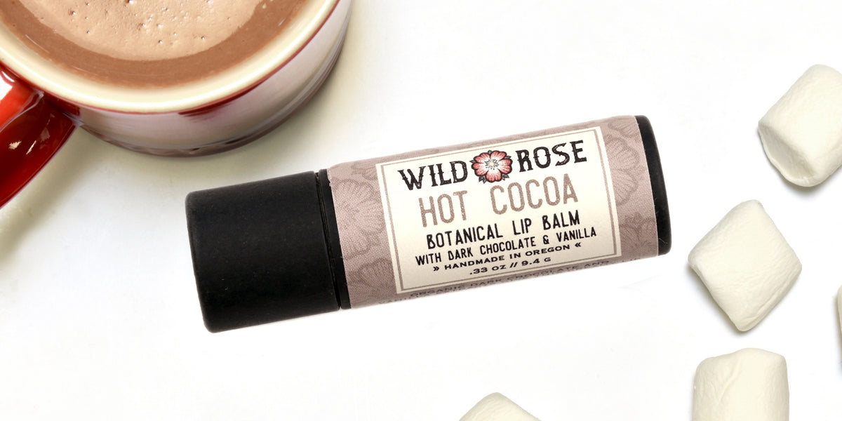 Natural Lip Balm - Hot Cocoa– Wild Rose