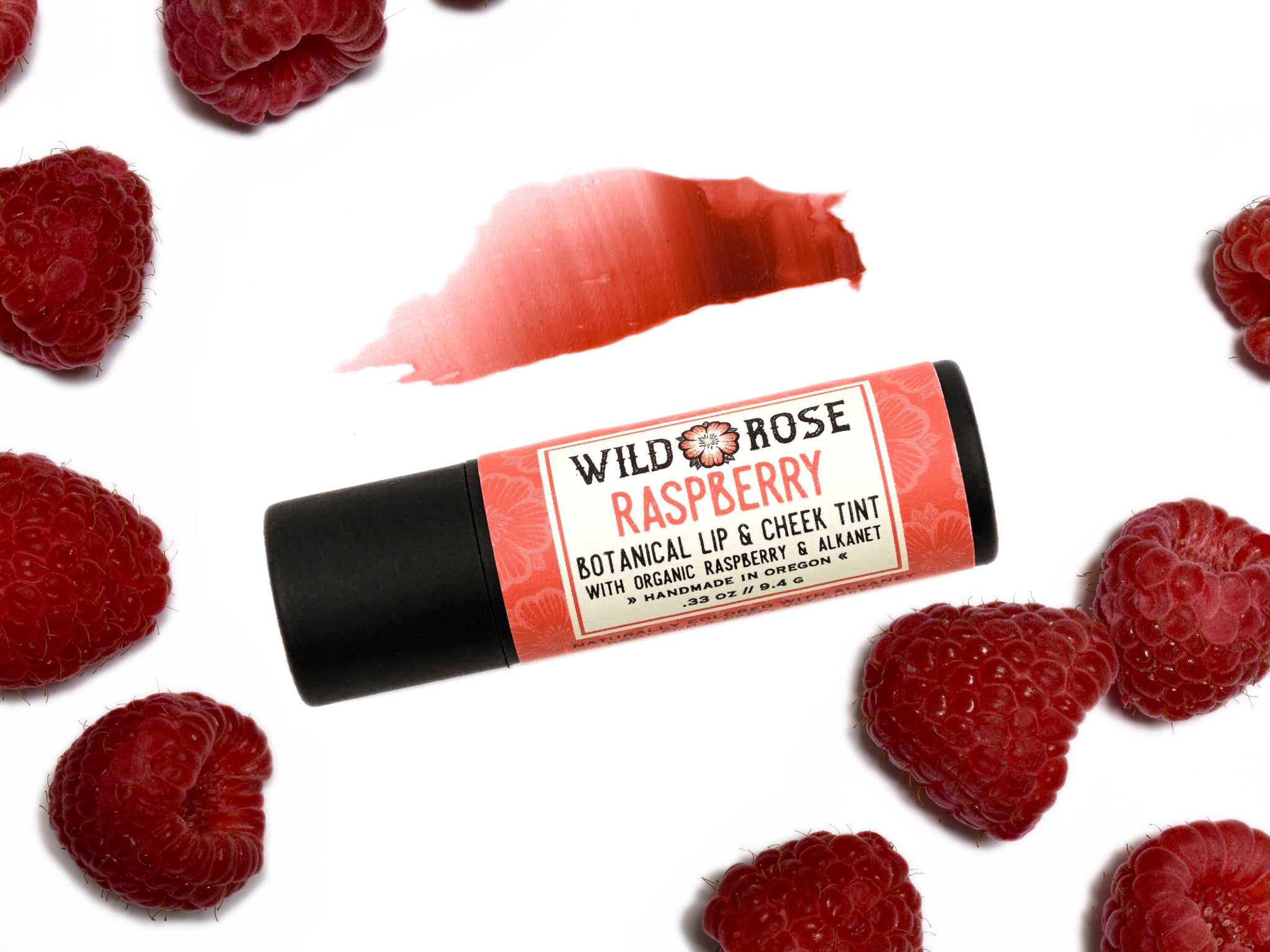 Raspberry - Botanical Lip & Cheek Tint– Wild Rose