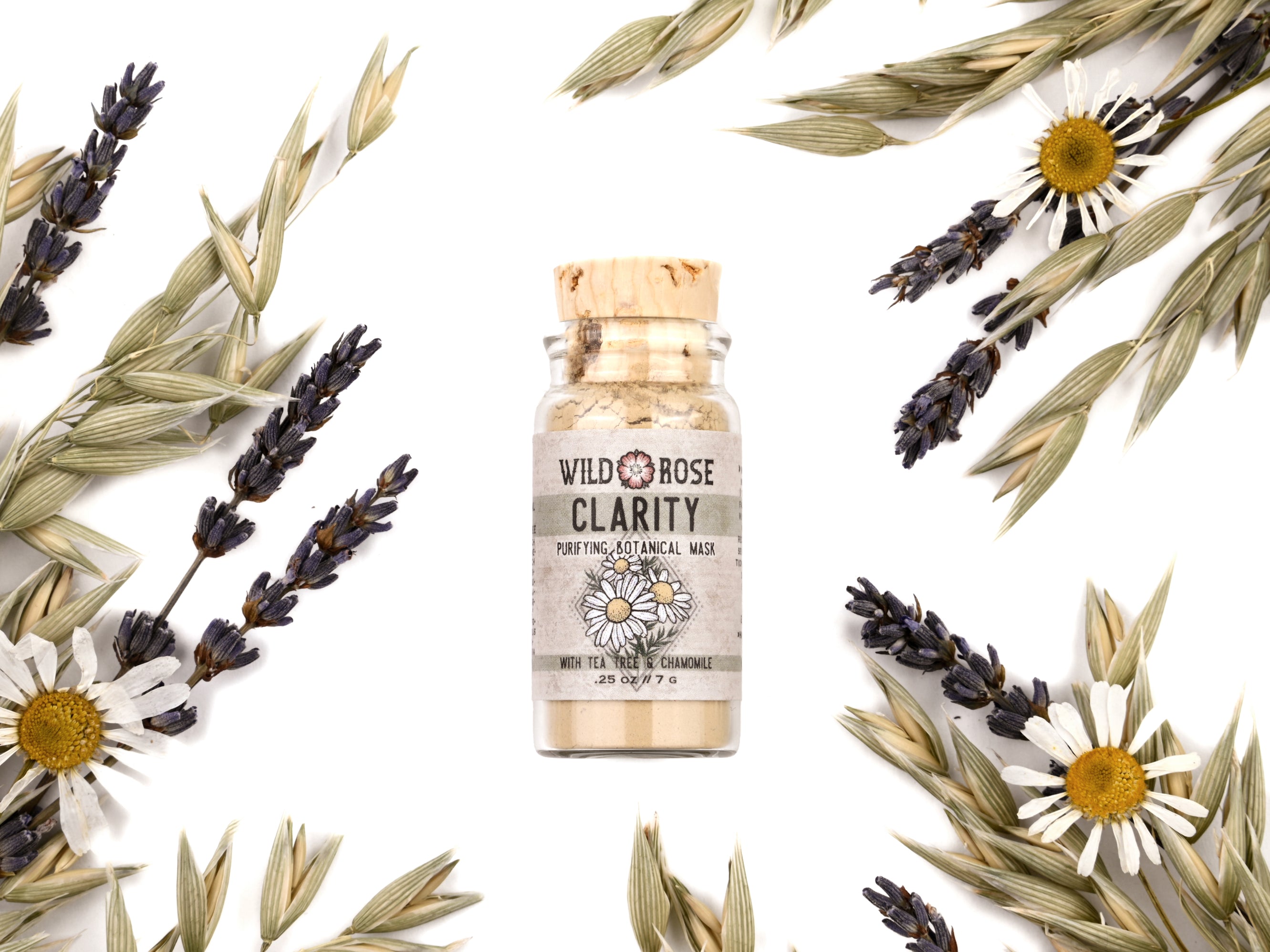 Clay Facial Mask - Clarity Purifying Botanical Skincare– Wild Rose