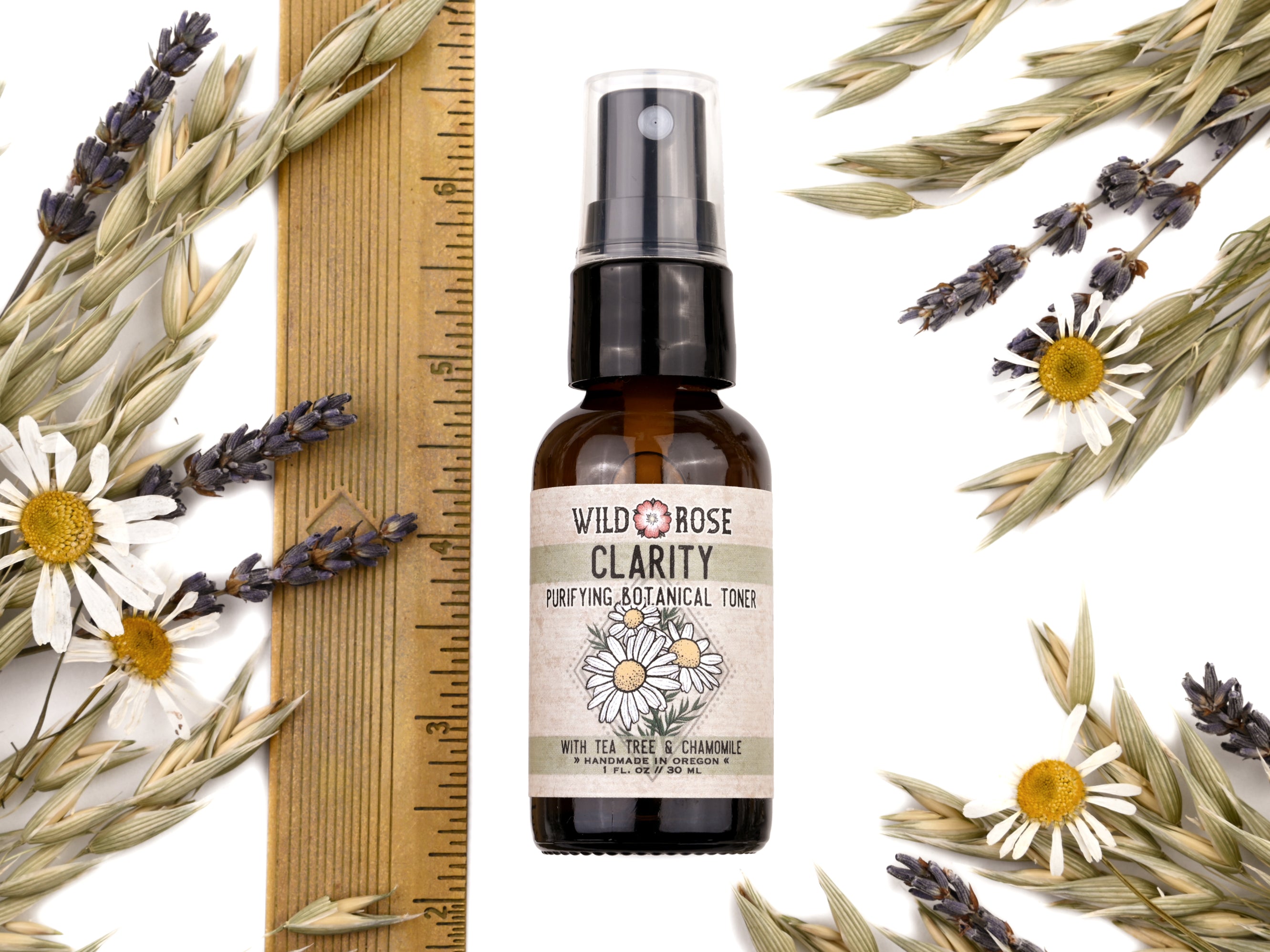 Purifying Facial Toner - Clarity Botanical Skincare– Wild Rose