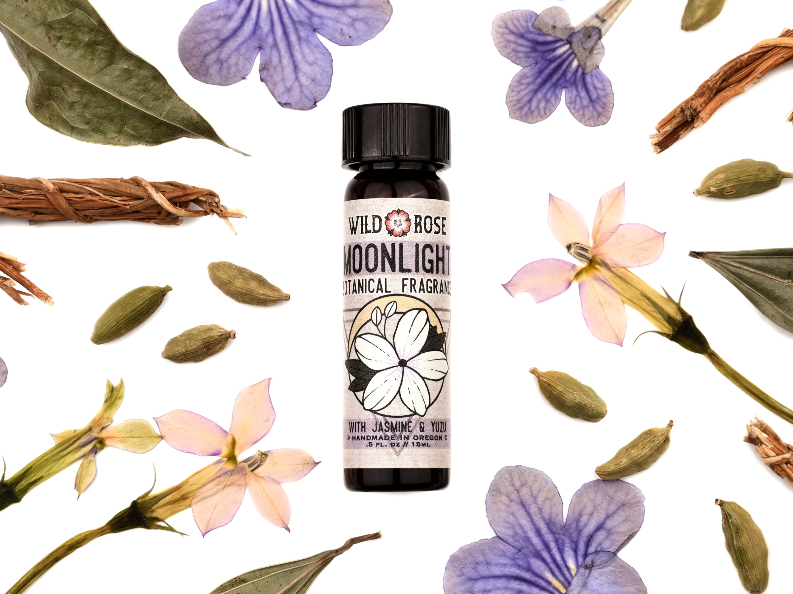 Botanical Fragrance - Moonlight - Natural Cologne Perfume– Wild Rose