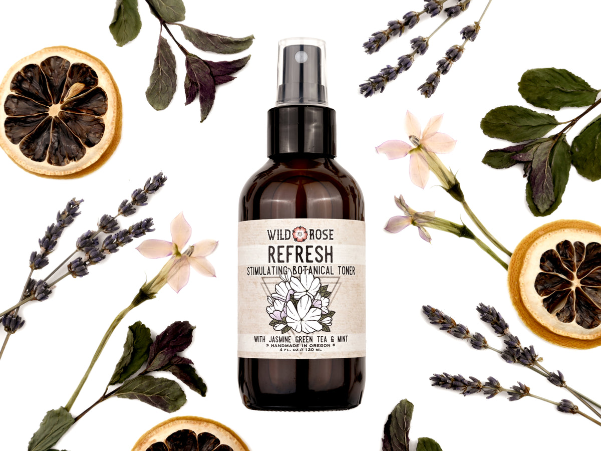 Stimulating Facial Toner - Refresh Botanical Skincare– Wild Rose
