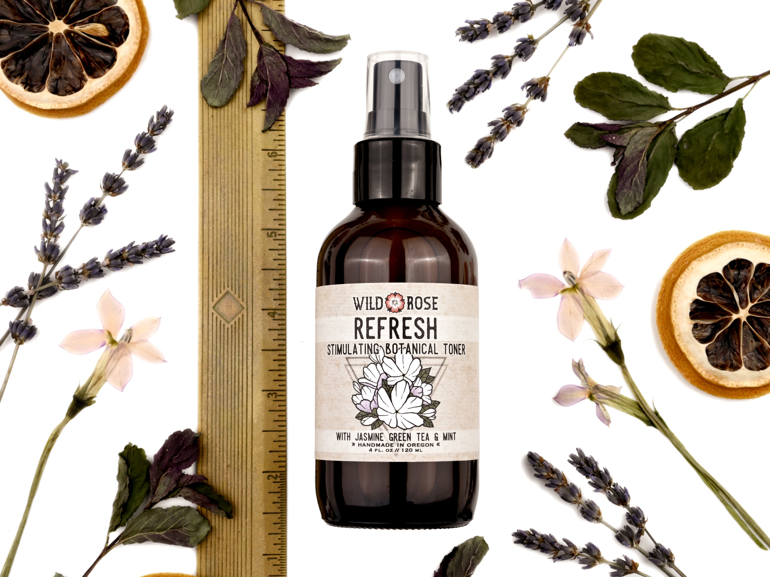 Stimulating Facial Toner - Refresh Botanical Skincare– Wild Rose